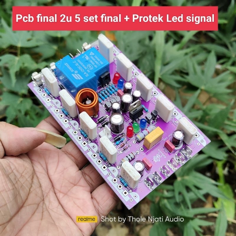 Jual Pcb final 5 set transistor lengkap protek led signal Joss | Shopee ...