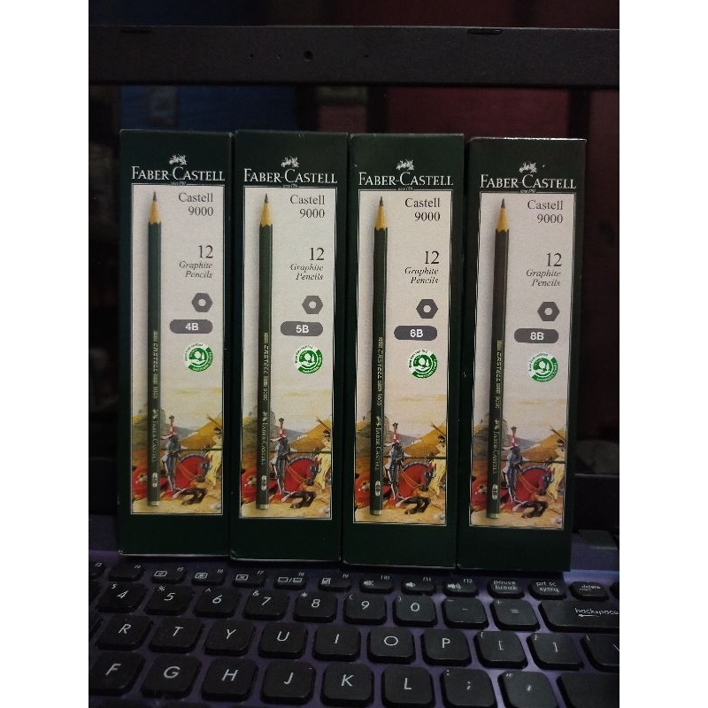 Jual Pensil Pencil Faber Castell 4B/5B/6B/8B Feber Castel | Shopee ...