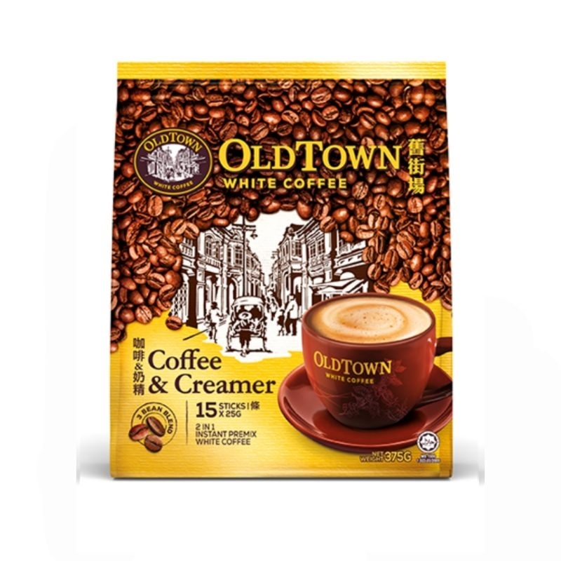 Jual OLDTOWN White Coffee 2 in 1 Coffee and Creamer Malaysia (15 sachet) | Shopee Indonesia