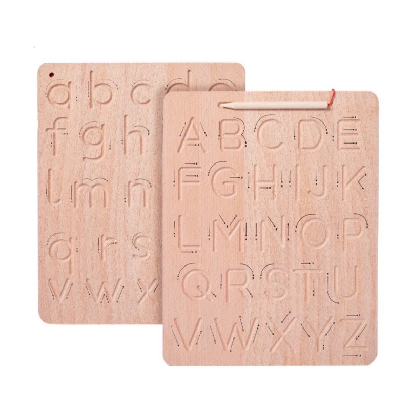 Jual LILOMILO Double sided tracing board alphabet montessori/papan ...