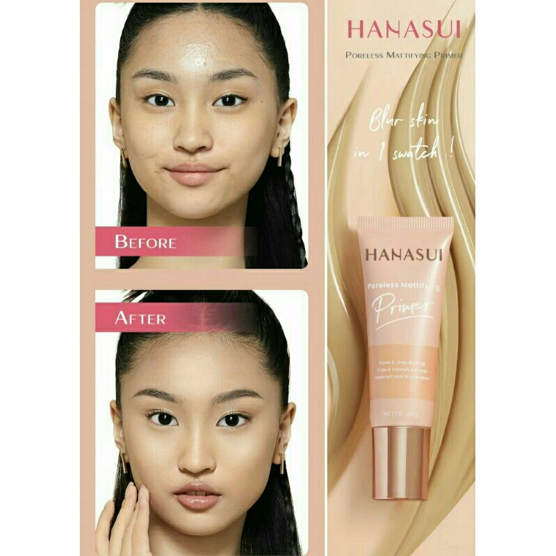 Jual Hanasui Poreless Mattifying Primer | Shopee Indonesia