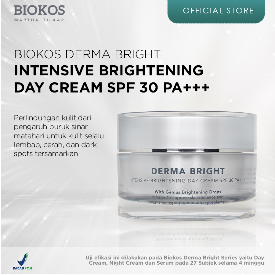 Jual Biokos Derma Bright Day Cream (KEMASAN BARU) - 25 gram | Shopee ...