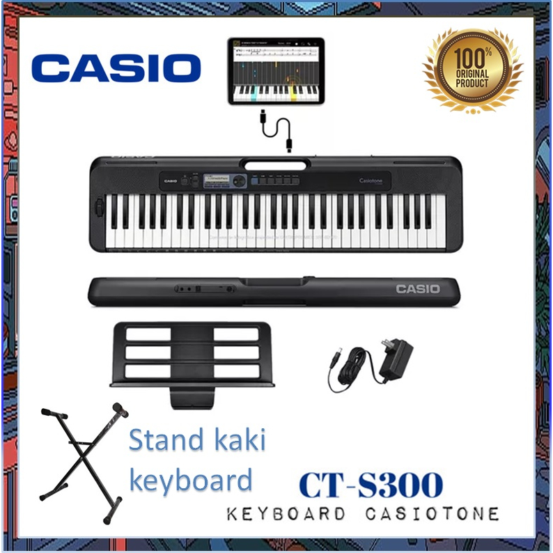 Jual Keyboard Casio CT-S300 + Xstand / CTS300 / CTS 300 Garansi Resmi ...