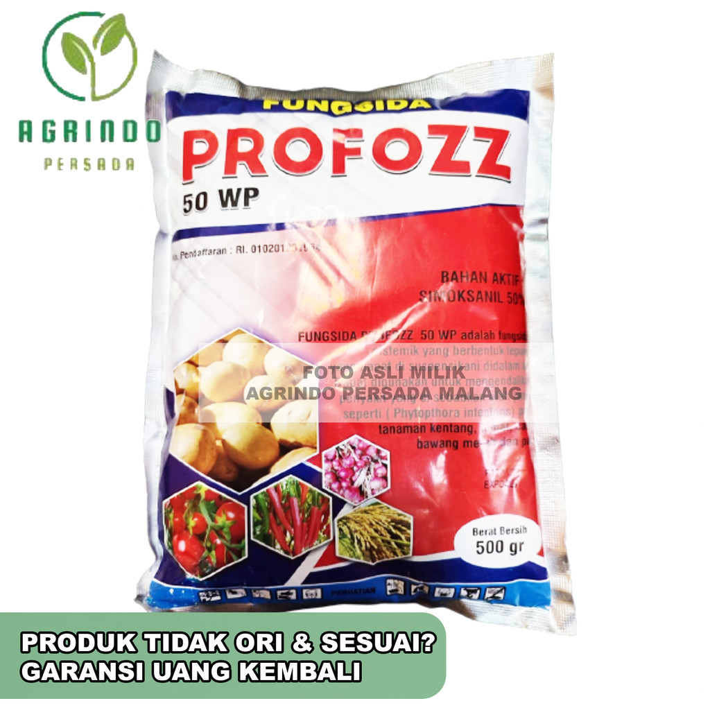 Jual Fungisida sistemik PROFOZZ 50 WP 500 gr | Fungisida Profozz 500 gr ...