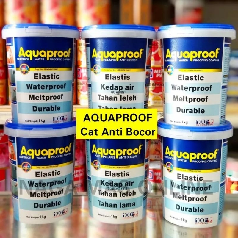 Jual AQUAPROOF 1 KG CAT PELAPIS ANTI BOCOR / WATERPROOFING COATING ...
