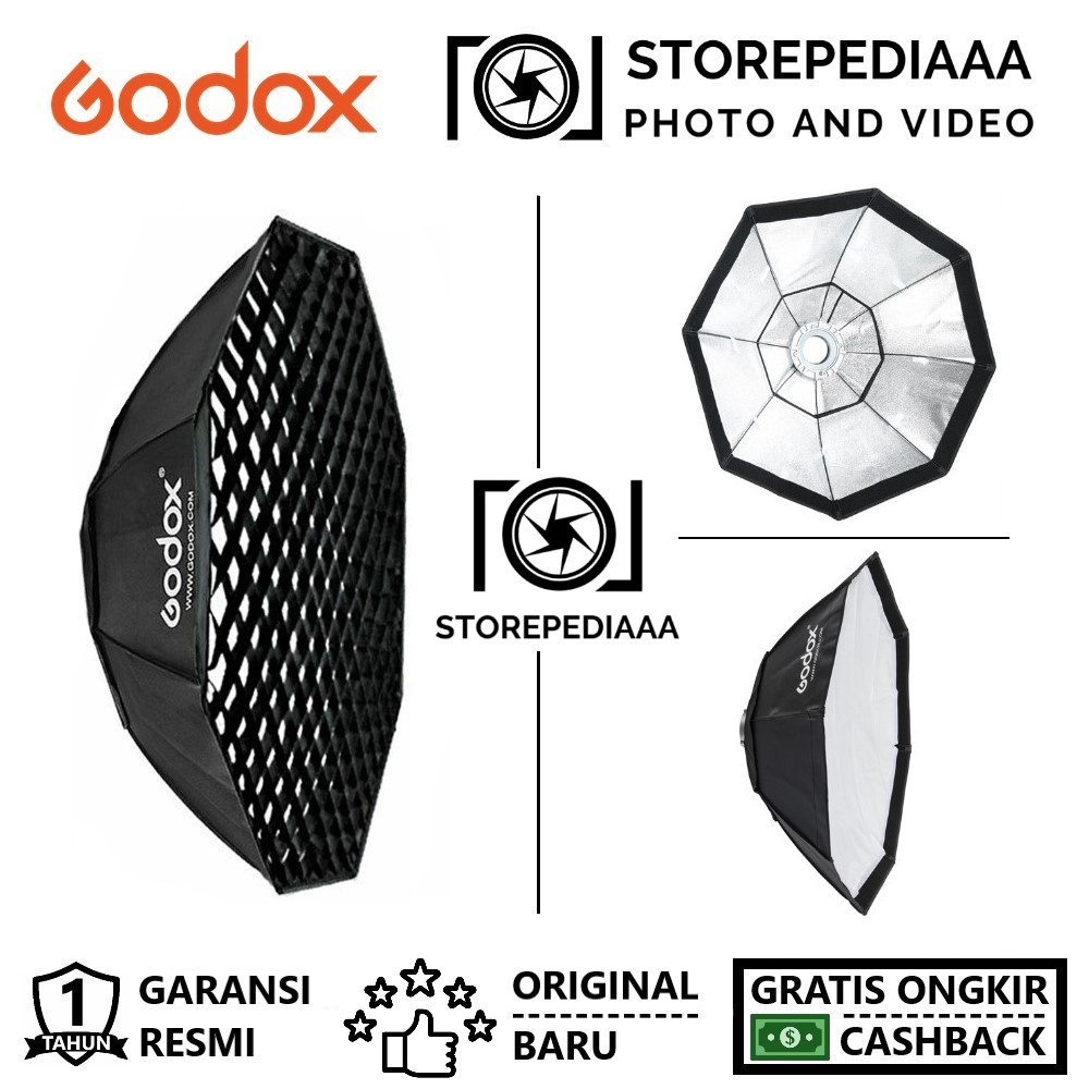 Jual Godox SB-FW120 Softbox with Grid 120cm Bowens Mount Octa 120 cm ...