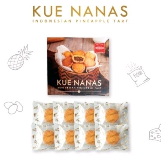Jual Fin's Recipe Kue Nanas Pineapple tart Kotak Oleh Oleh | Shopee ...