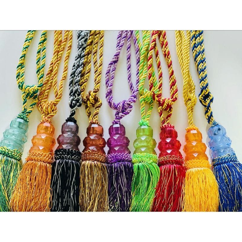 Jual tali gorden tasel kristal ikat gorden tali pengait gorden harga ...