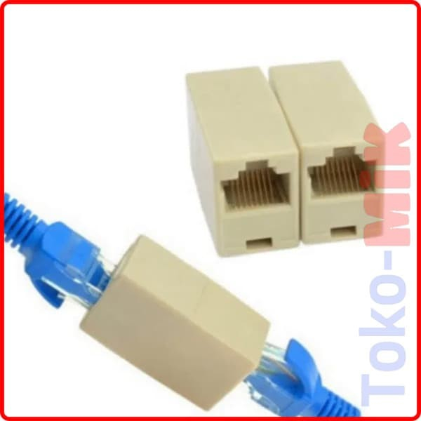 Jual BAREL RJ45 LAN KONEKTOR SAMBUNGAN SAMBUNG KABEL LAN BARREL LAN ...