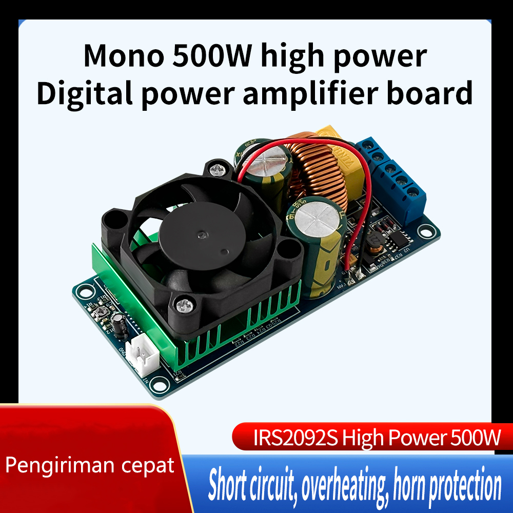 Jual HIFI Power IRS2092s 500W Mono Channel Digital Power Amplifier Kelas D Papan Tahap Power ...