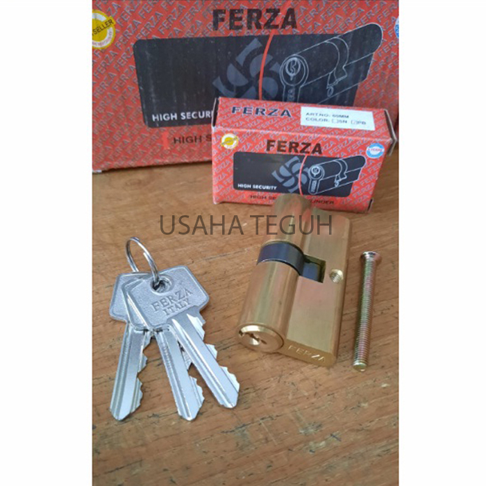Jual Silinder Kunci Kuningan 60mm Ferza | Shopee Indonesia