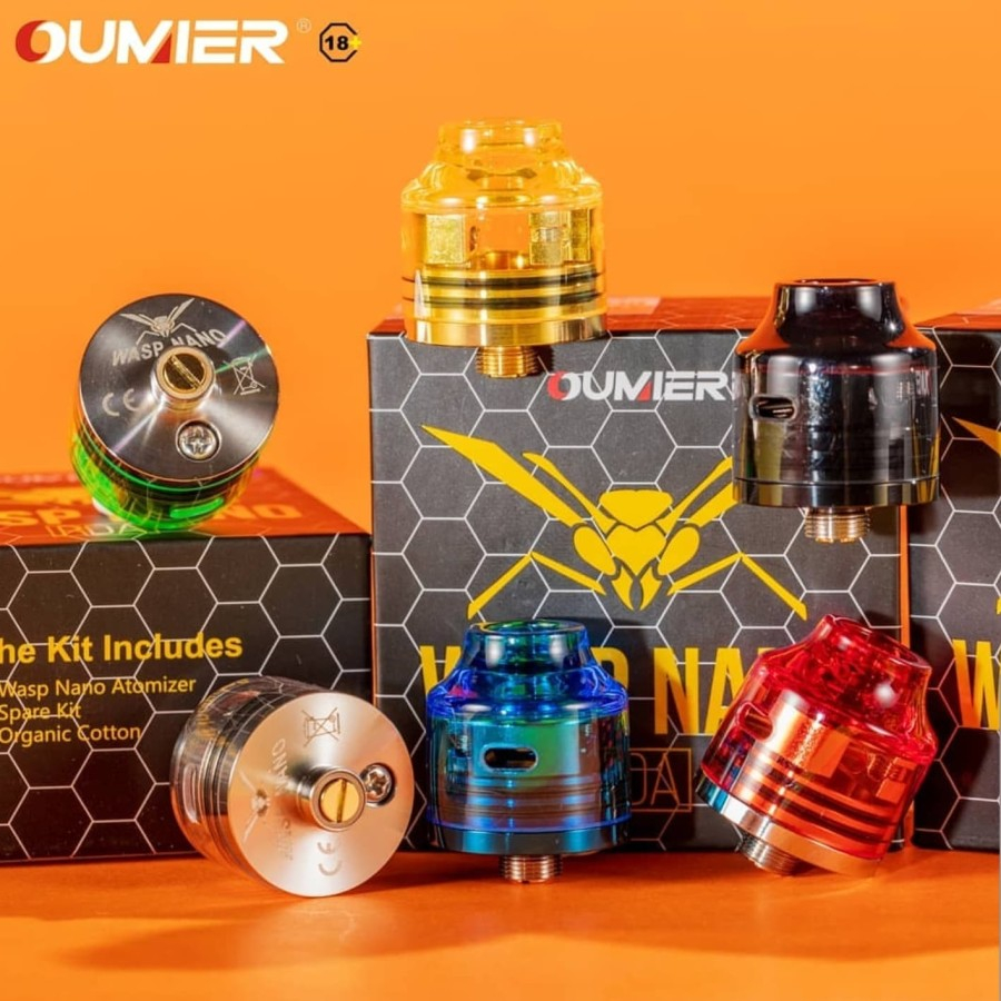 Jual RDA Wasp Nano 22MM Single Coil Transparant Series Authentic by ...