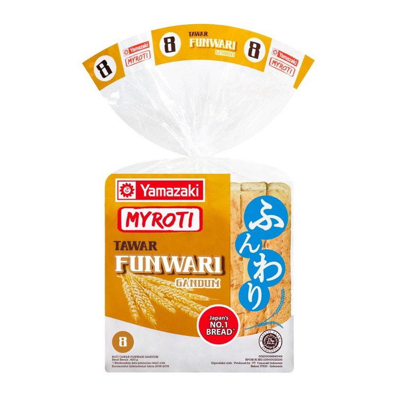 Jual ROTI TAWAR FUNWARI GANDUM YAMAZAKI MYROTI | Shopee Indonesia