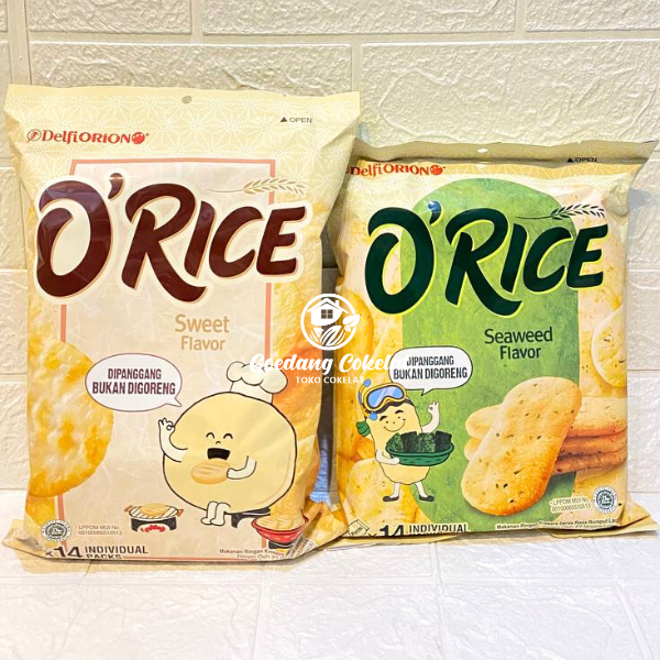 Jual Delfiorion Delfi Orion O’Rice O Rice Orice K-Rice KRice Crackers ...