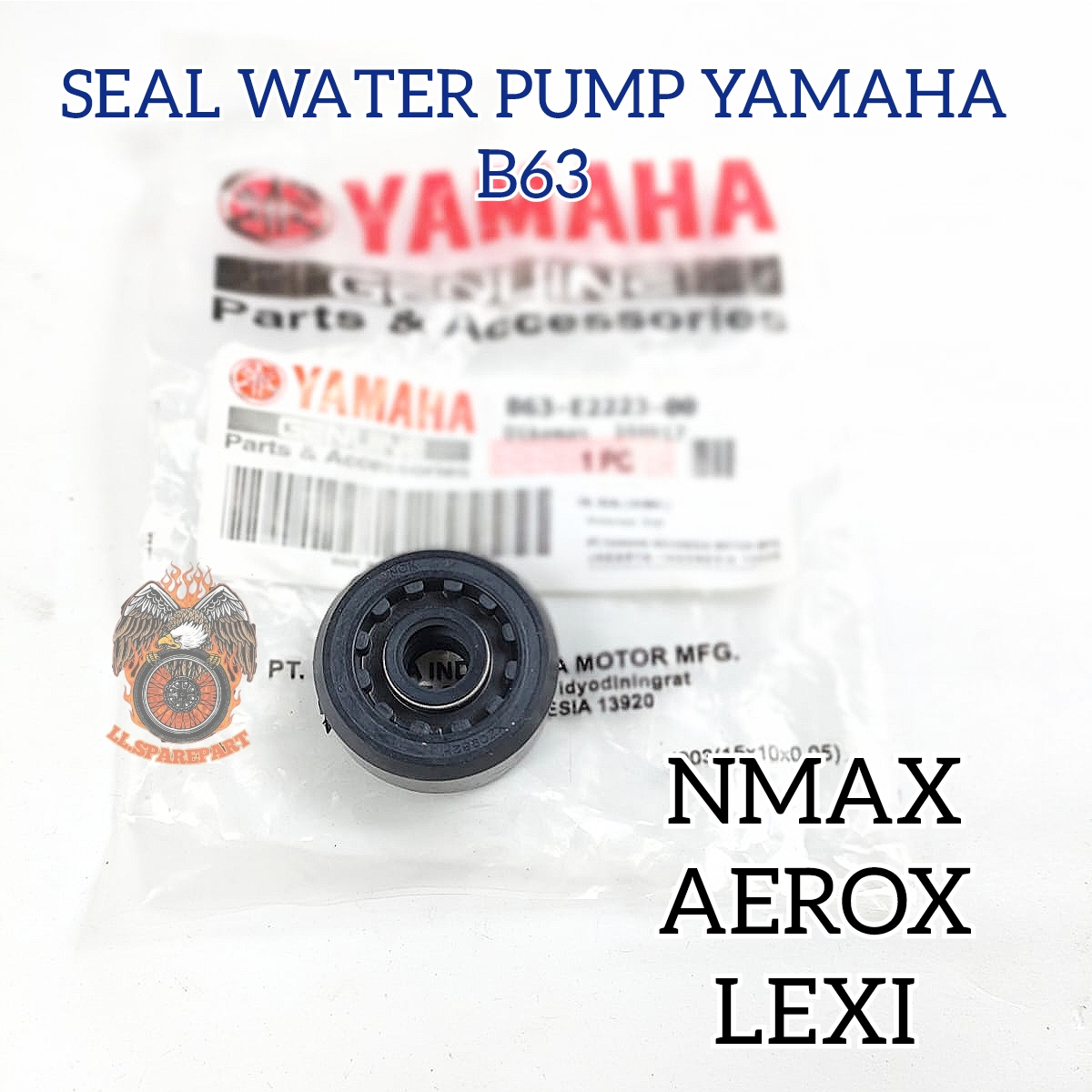Jual OLI SEAL SIL WATER PUMP YAMAHA B63 KUALITAS ASLI ORIGINAL YAMAHA NMAX AEROX LEXI KARET SHIL ...