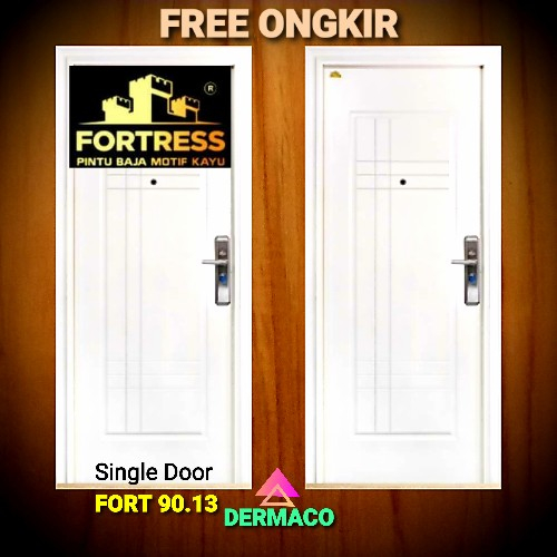 Jual PINTU BAJA FORTRESS 90.13 / PINTU PANEL RUMAH 90CM x 210CM/PINTU ...