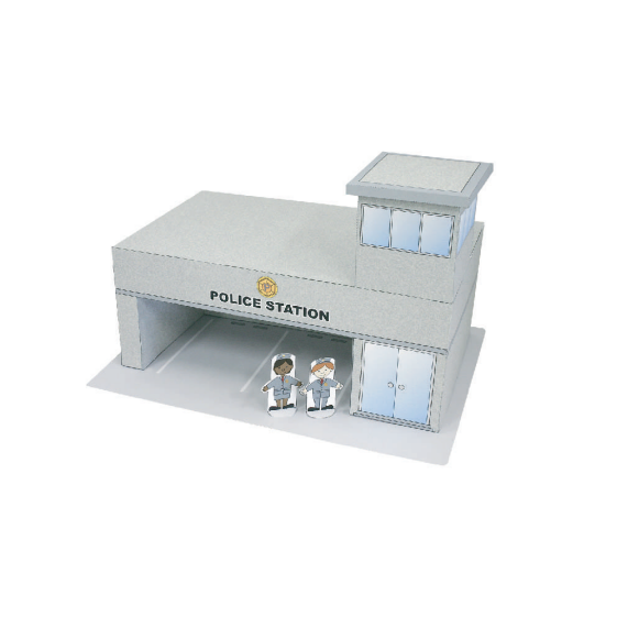 Jual DIY Papercraft Craftown Kantor Polisi | Shopee Indonesia