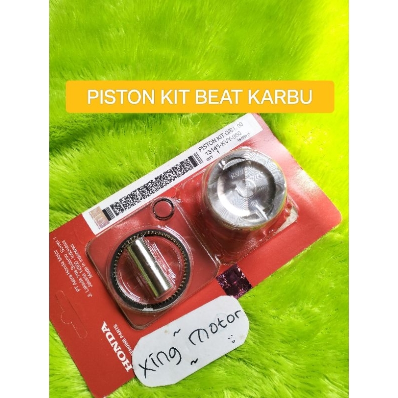 Jual PISTON KIT HONDA BEAT KARBU SCOOPY SPACY KARBU OS:100 , 75 (KVY ...