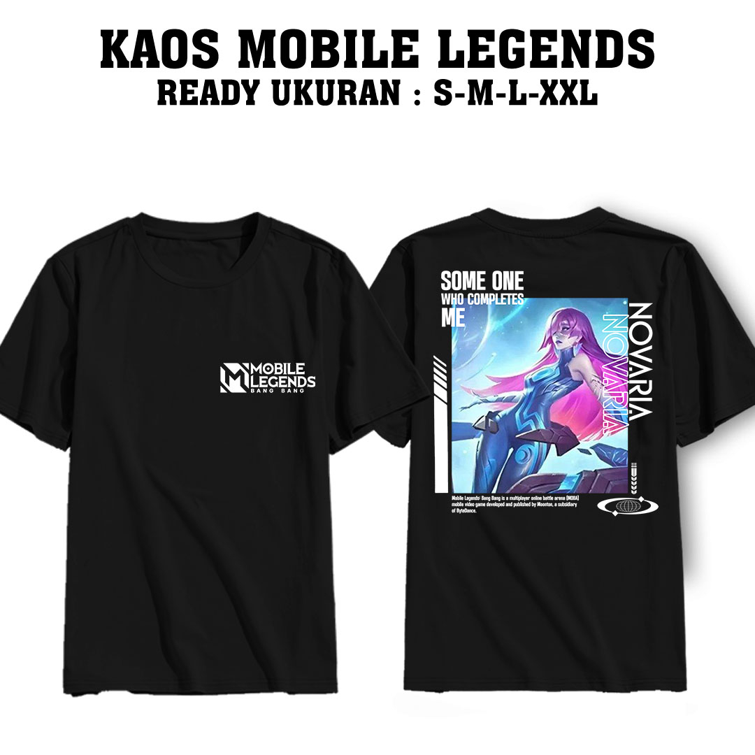 Jual Housemith - KAOS HERO MOBILE LEGENDS [ Novaria ] MOBILE LEGENDS PREMIUM QUALITY BAJU GAMING ...