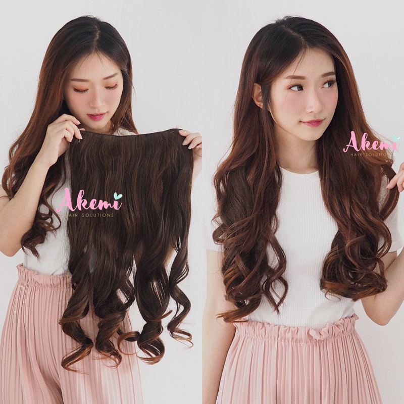 Jual HAIRCLIP AKEMI BIGLAYER - WAVY / WAVE 60cm [ rambut palsu wanita ...