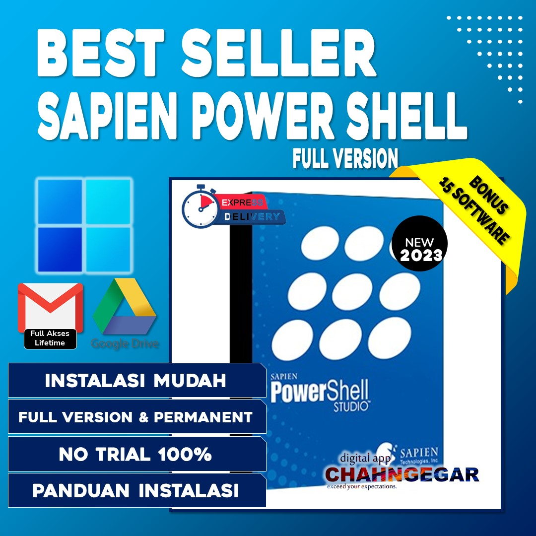 Jual Software SAPIEN PowerShell Studio 2023 Full Lisensi Lifetime | Shopee Indonesia