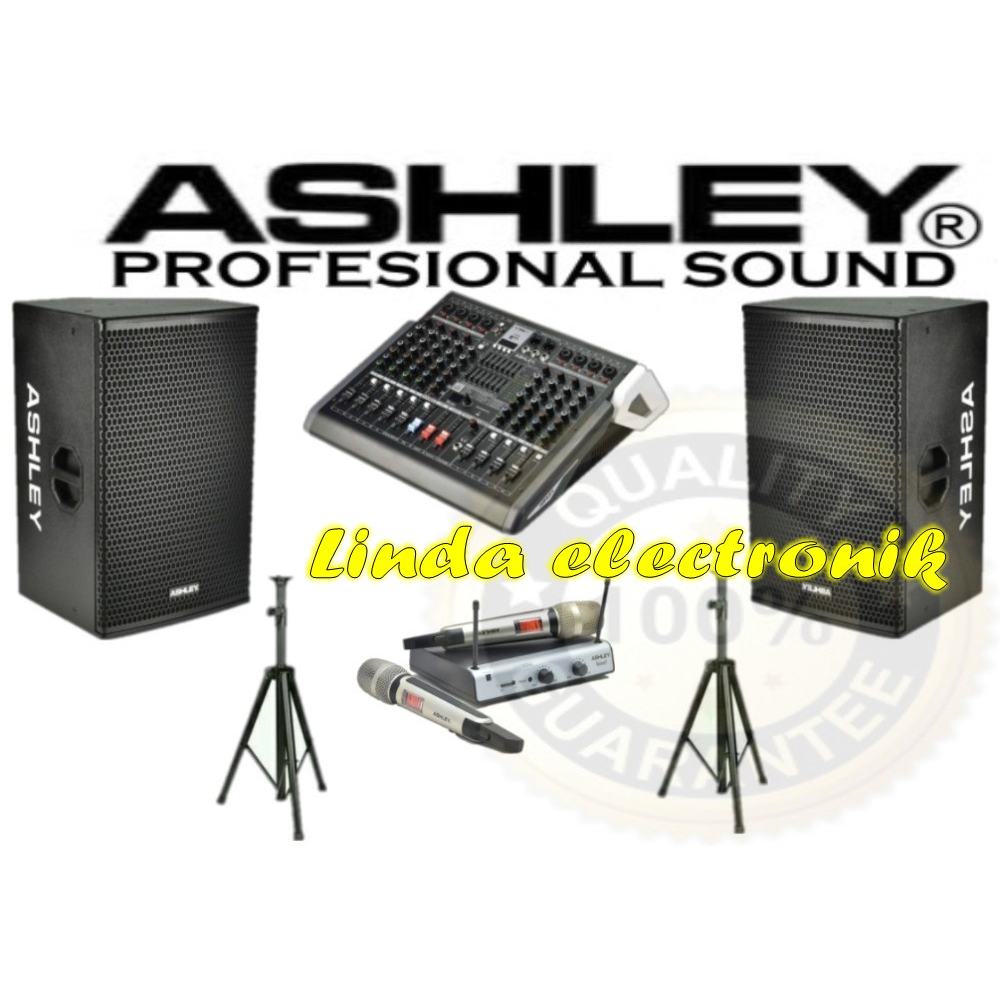 Jual paket sound system indoor outdoor ashley xman15p audio 1000 15 ...