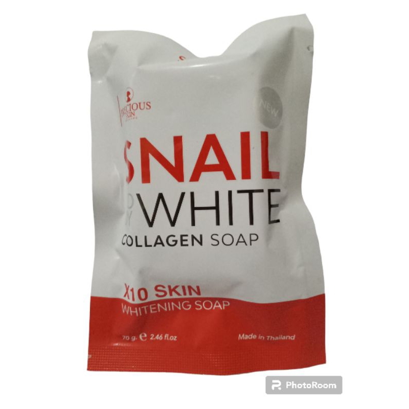 Jual Precious Skin Snail Whitening soap 70gr sabun mandi thailand ...