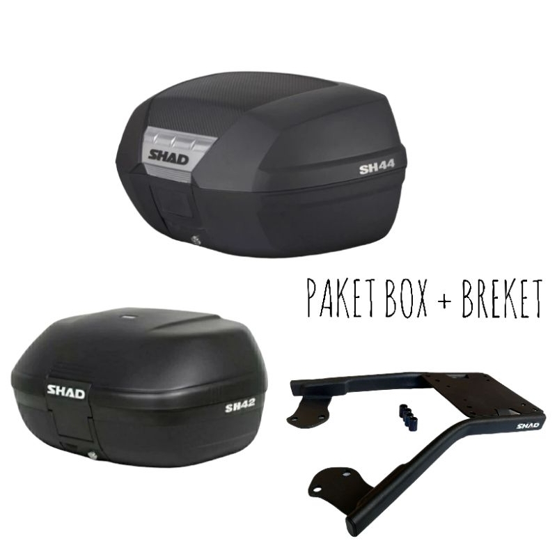 Jual PAKET BOX SHAD SH42 SH44 + BREKET BOX BEAT FI KARBU / SCOOPY ...