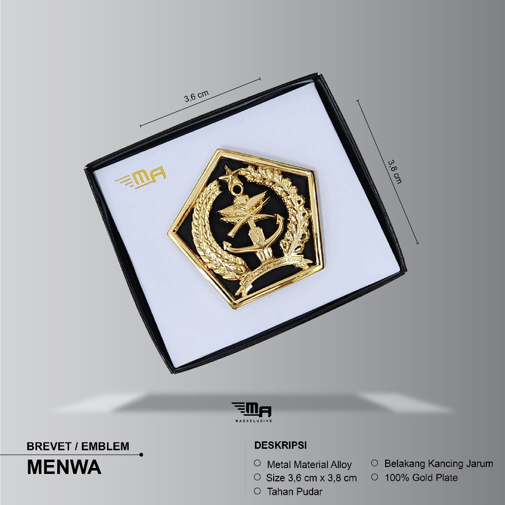 Jual EMBLEM MENWA BRIVET BREVET MENWA | Shopee Indonesia