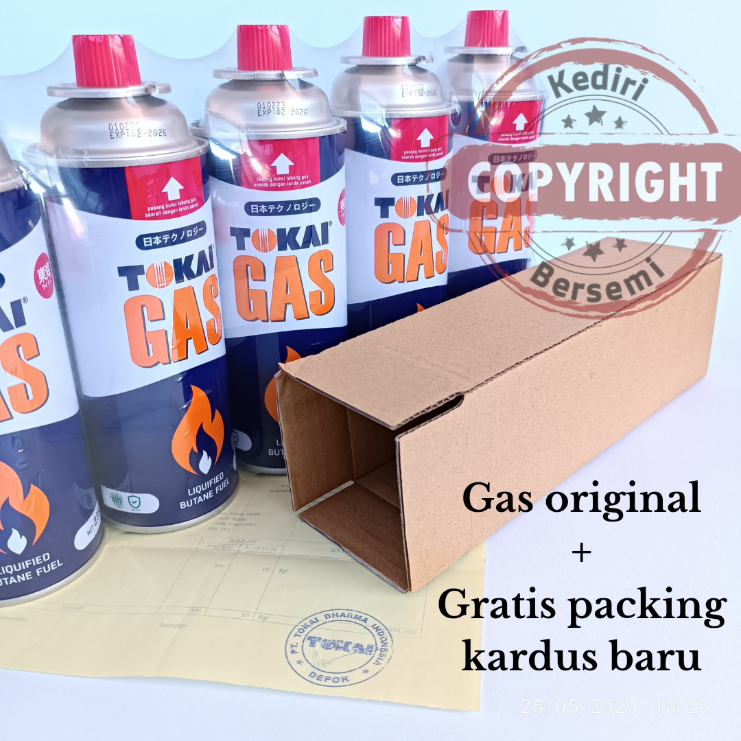 Jual gas portable 235 gram, gas kaleng kompor camping,gas portabel merk ...