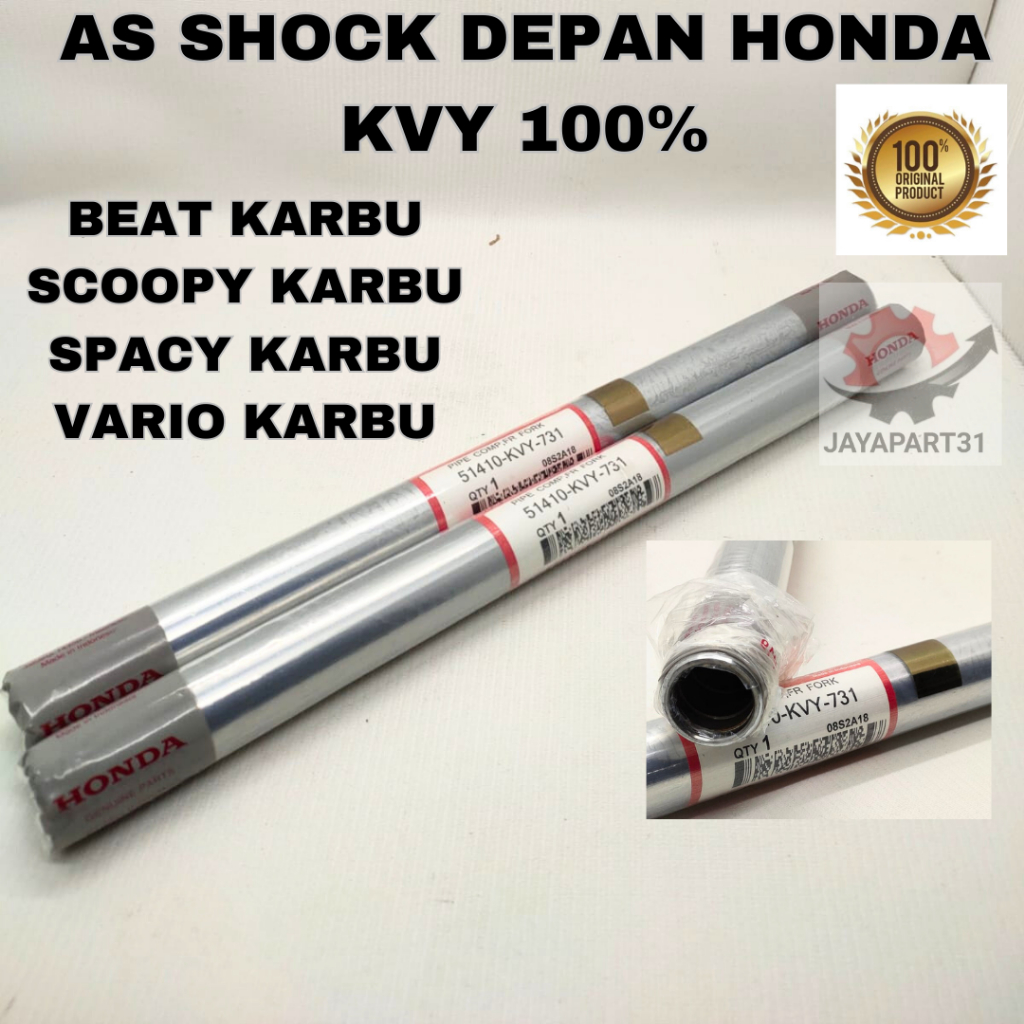 Jual AS SHOCK DEPAN HONDA KVY 100% ORIGINAL AHM PERSISI BEAT SPACY ...