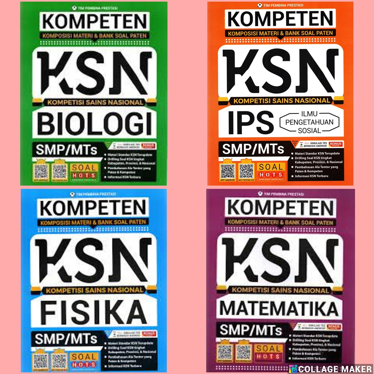 Jual Kompeten KSN Fisika, Biologi & IPS SMP Kelas 7, 8, 9 | Shopee Indonesia