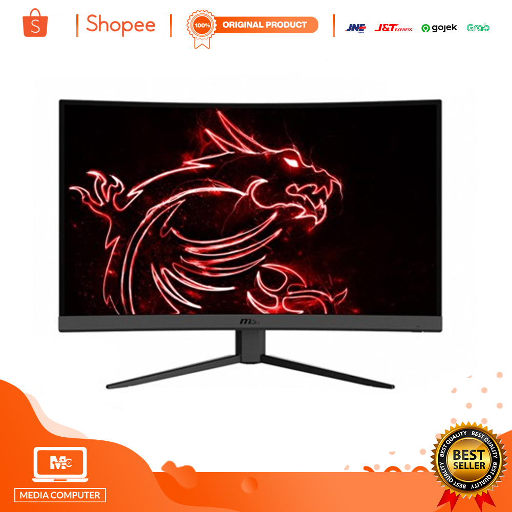 Jual MSI Optix G32C4 FHD 165Hz 1ms Black Gaming Monitor | Shopee Indonesia