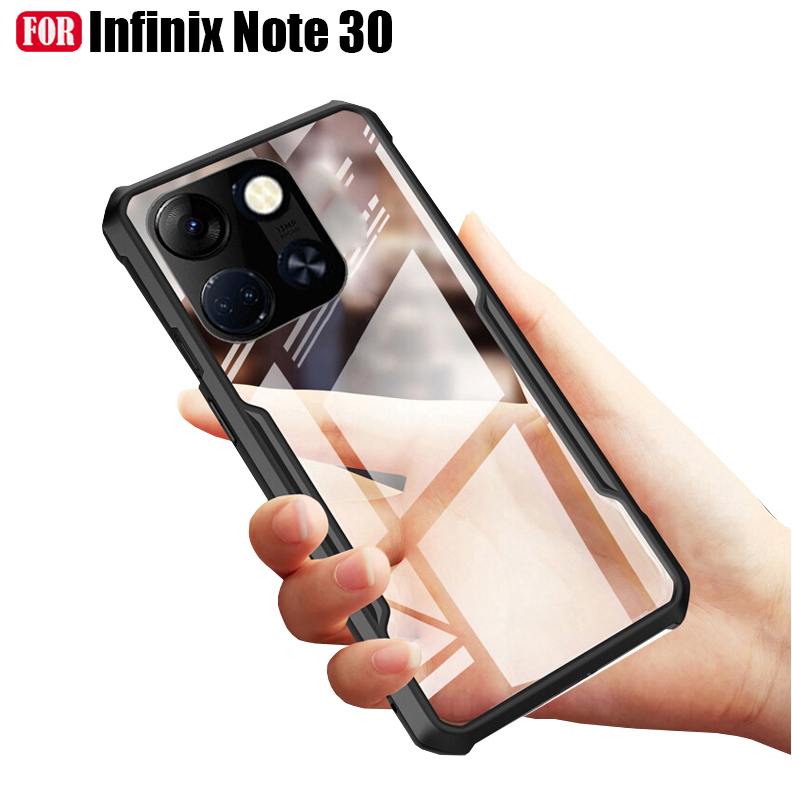 Jual Case Infinix Note 30 Hardcase Shield Transparant Protect Camera ...