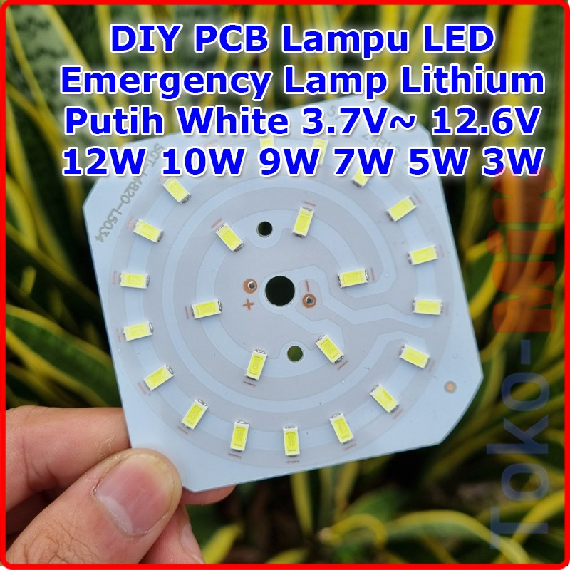 Jual Modul LED 5050 5730 Putih PCB Aluminium 1W 3W 5W 7W 9W 10W 12W 3V ...