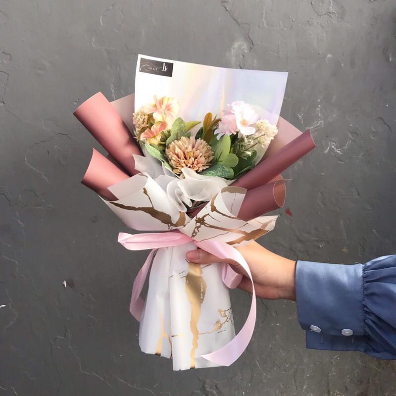 Jual Bouquet buket Artificial bunga gift hadiah wisuda graduation ...
