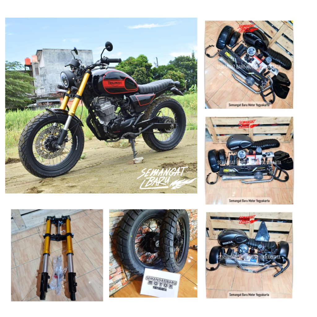 Jual PAKET JAPSTYLE TRIUMPH PULSAR 135 PULSAR 180 PULSAR 200 FULLSET ...