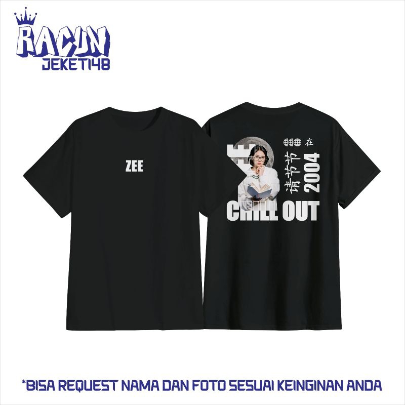 Jual T-SHIRT ZEE JKT48 | T-SHIRT CUSTOM FJKT48 | Shopee Indonesia