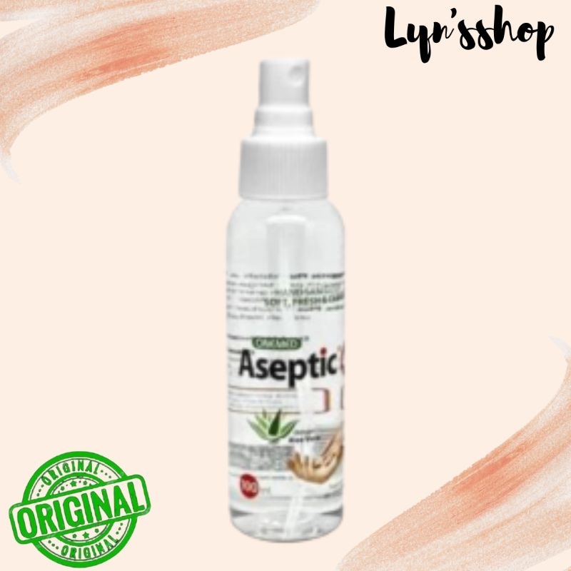 Jual Hand sanitizer handsanitizer aseptic plus spray cair aloevera ...