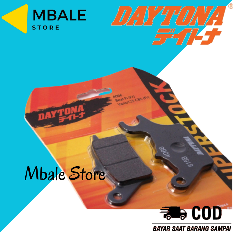 Jual Kampas Rem Depan Beat Vario Scoopy Original Daytona Superstok 4066 ...