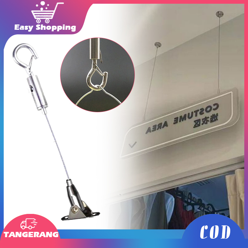 Jual Kawat Seling Baja Stainless Steel Dengan Kunci Kait Gantung ...