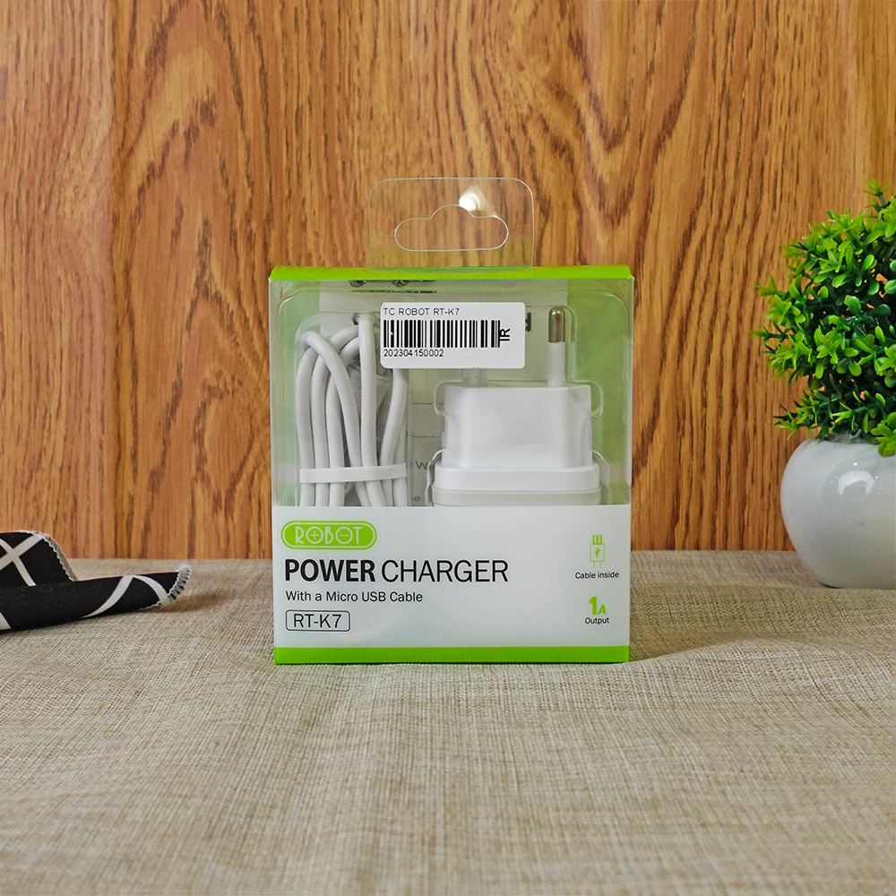 Jual CHARGER ROBOT RTK7 TRAVEL CHARGER MICRO USB KABEL CHARGER MICRO ...