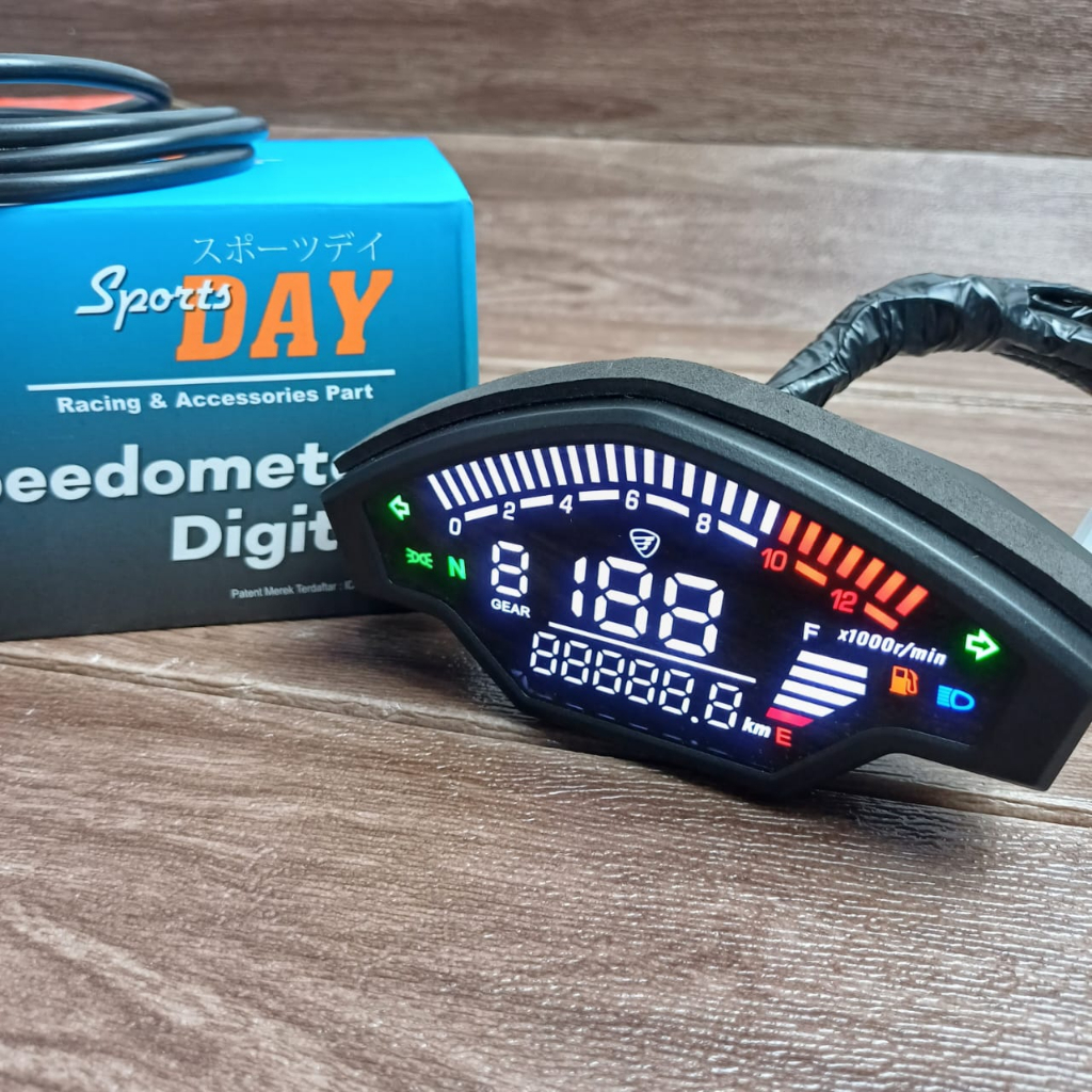 Jual Speedometer digital gpx Spedo Spido GPX Full Digital Spidometer cb ...