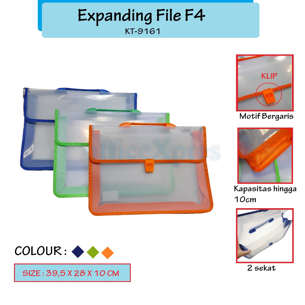 Jual Expanding File F4 / Map Sekat / Expanding Dokumen File 9161 / Map ...