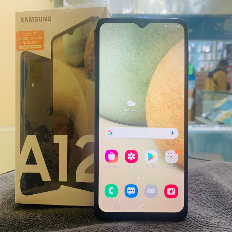 Jual samsung galaxy A12 ram 4/128 second | Shopee Indonesia