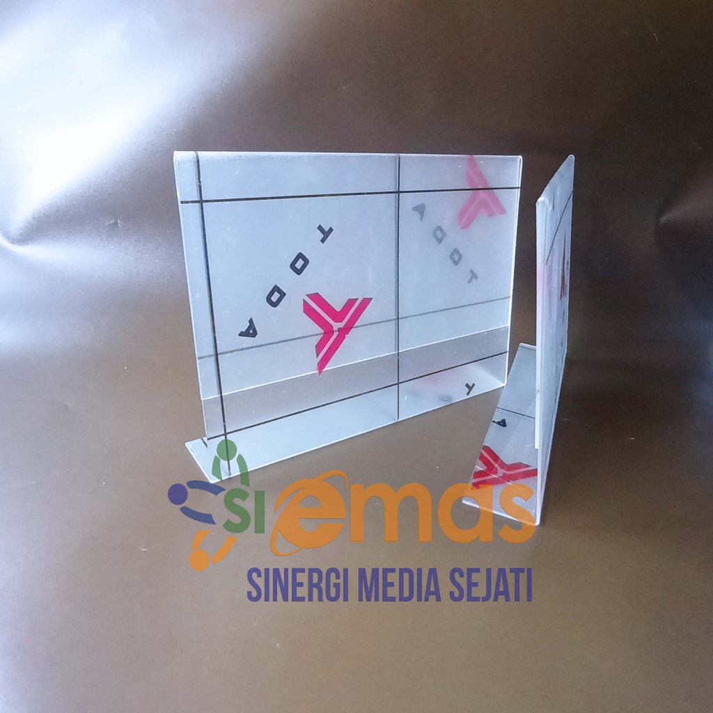 Jual Akrilik Display A4 Lanscape | Acrylic Standing Tipe L Lanscape ...