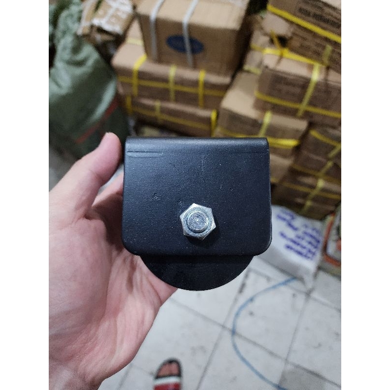 Jual Roda Pagar Besi Hitam Subaru 80mm U Bulat / Roda Besi Pagar Tebal ...