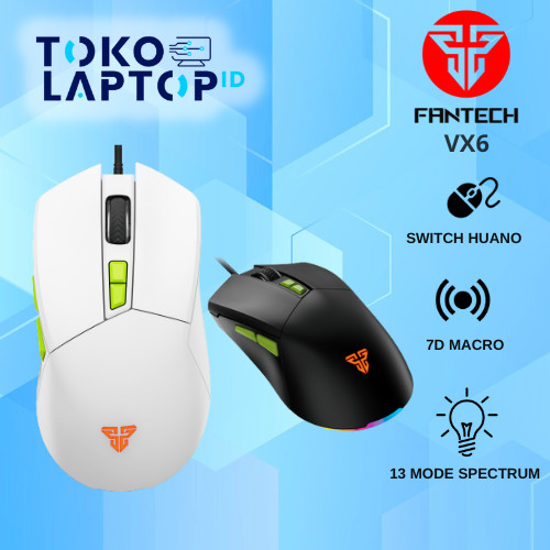 Jual Fantech VX6 / VX-6 Phantom II Gaming Wired Macro RGB | Shopee Indonesia
