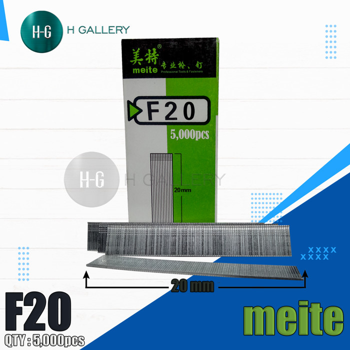 Jual MEITE - PAKU I NAIL F PAKU F 20 / F-20 / F20 BRAD NAIL - 5000 PCS ...