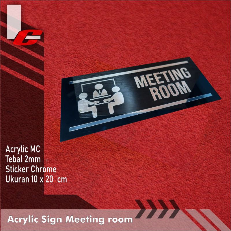 Jual Akrilik sign meeting room | Shopee Indonesia